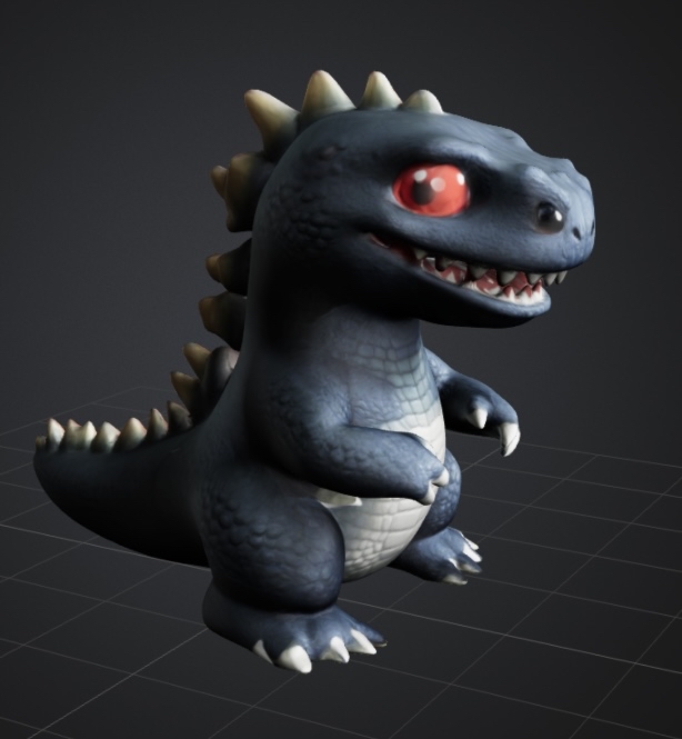 Chibi Godzilla | 3D models download | Creality Cloud