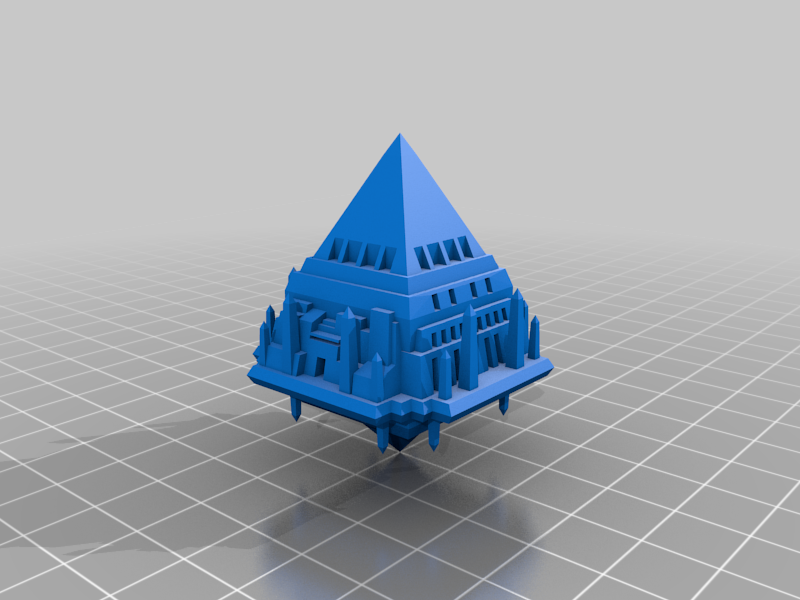 Free Props & Terrain STL Download - floating black pyramid - terrain ...