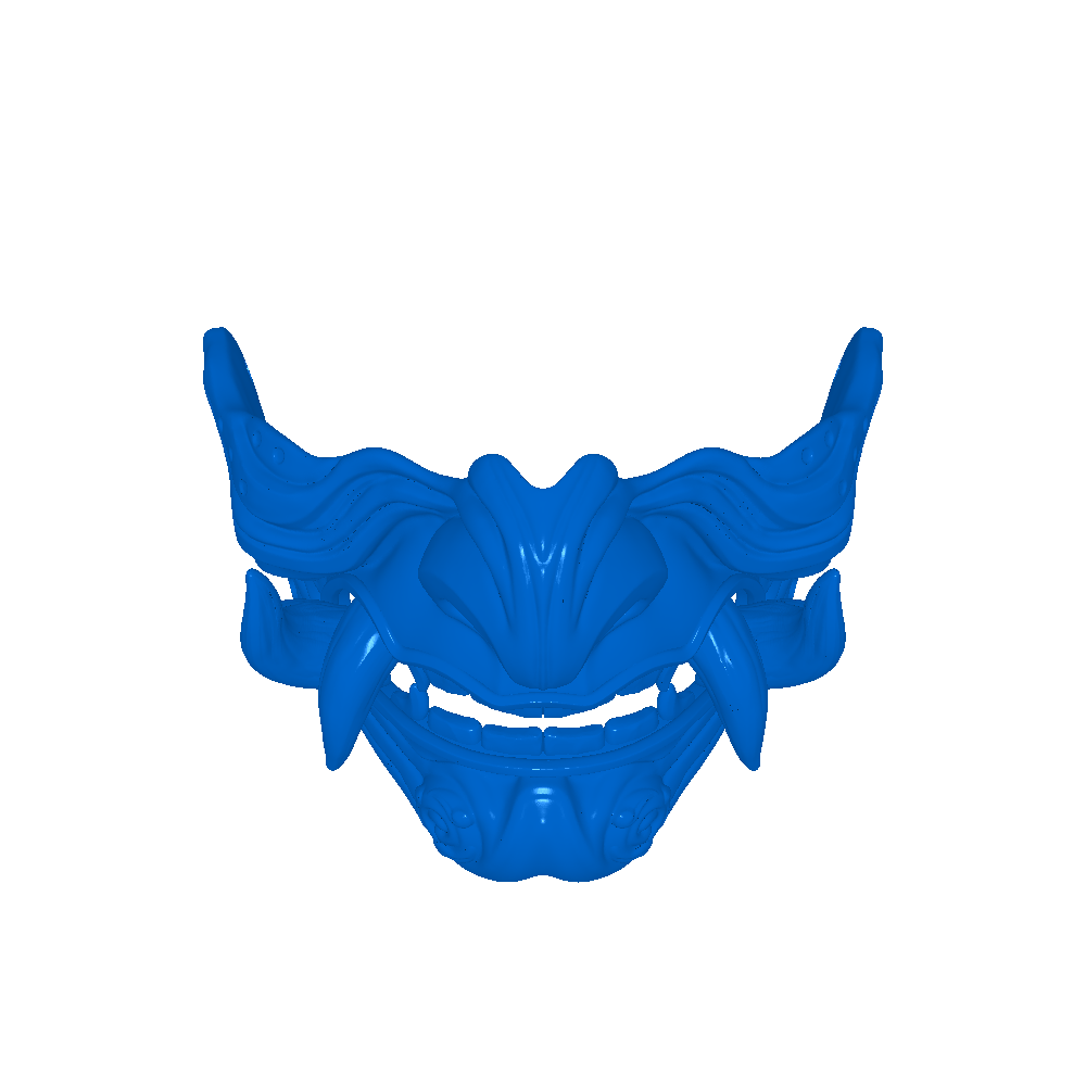 Free Characters & Creatures STL Download - Shogun Maskby Dookitouch