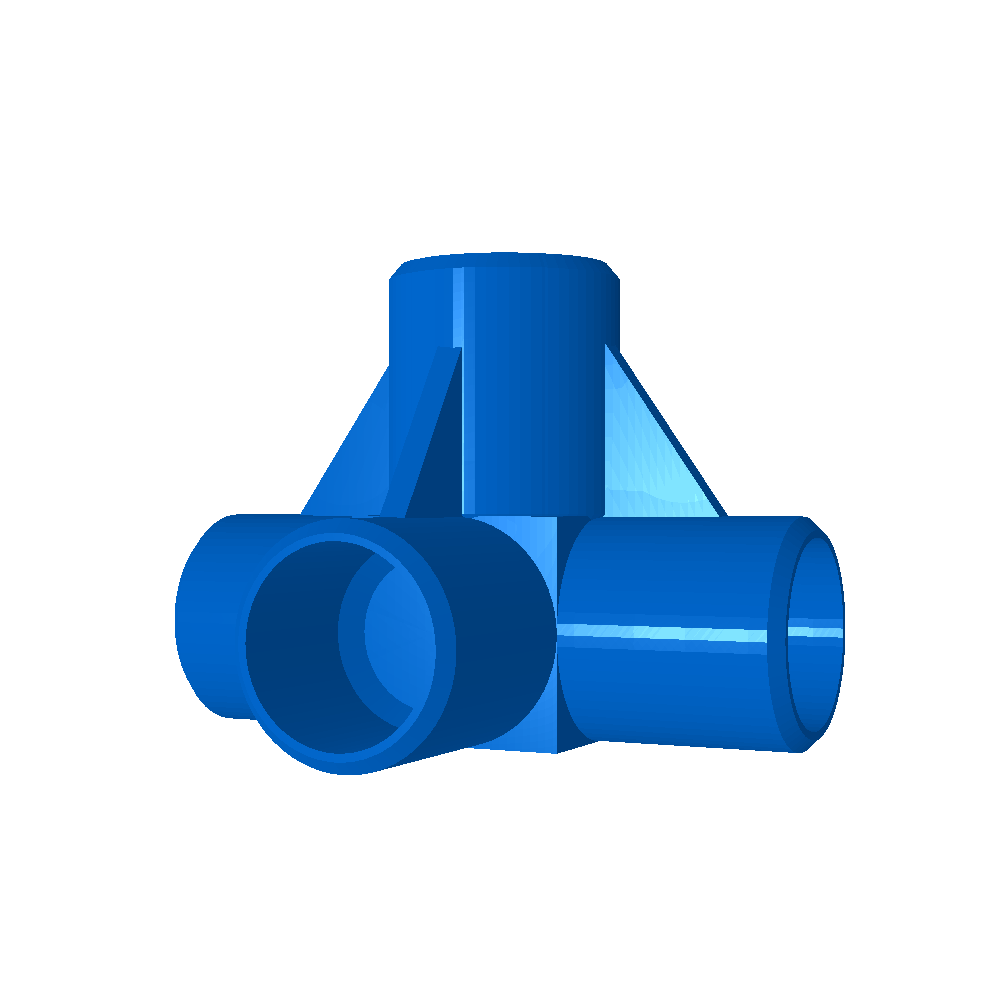 Free Tools & Spare Parts STL Download - 20mm conduit connection 5 wayby ...