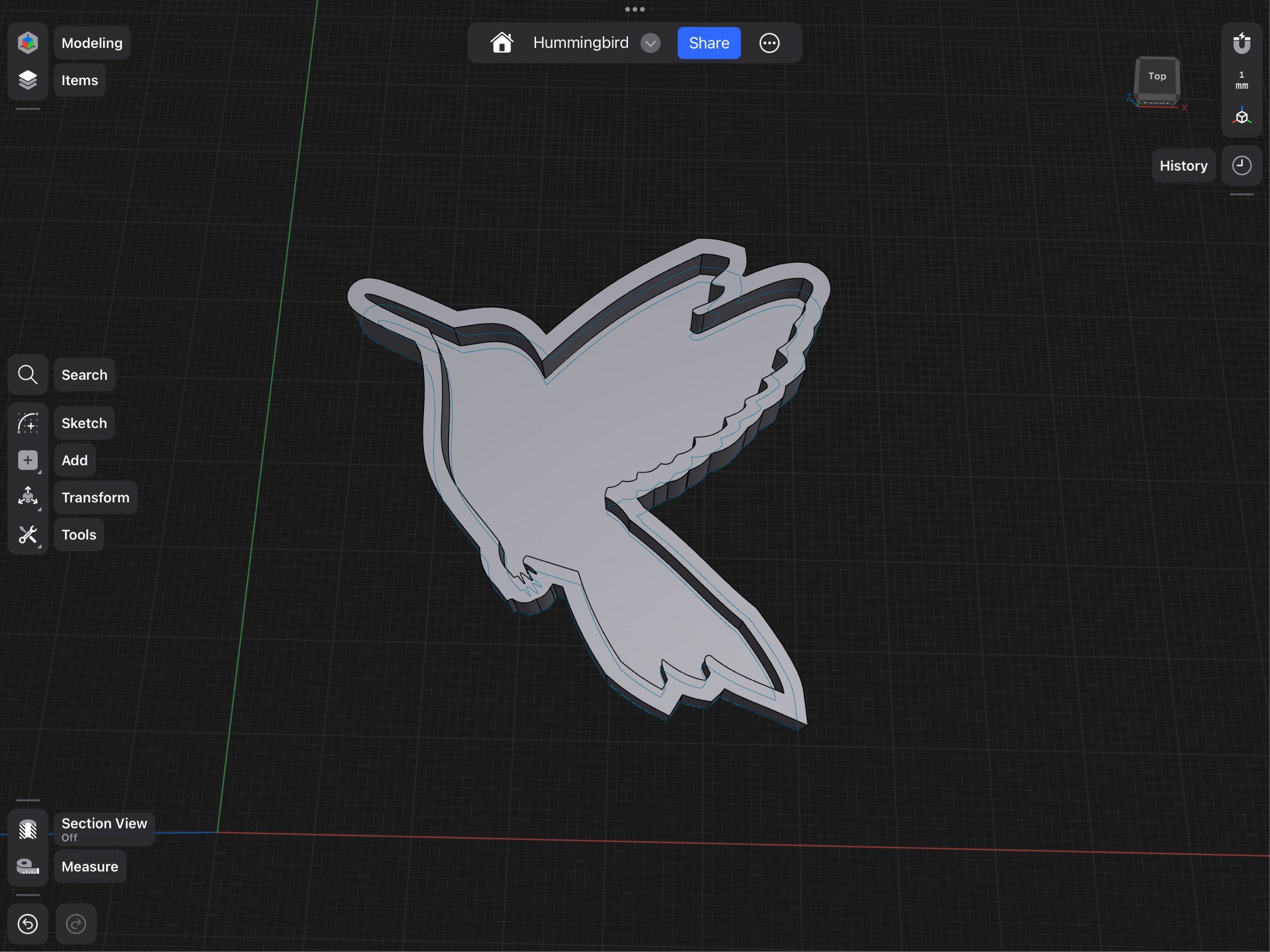 3D Printer Files | 3MF File | Hummingbird mold | Creality Cloud