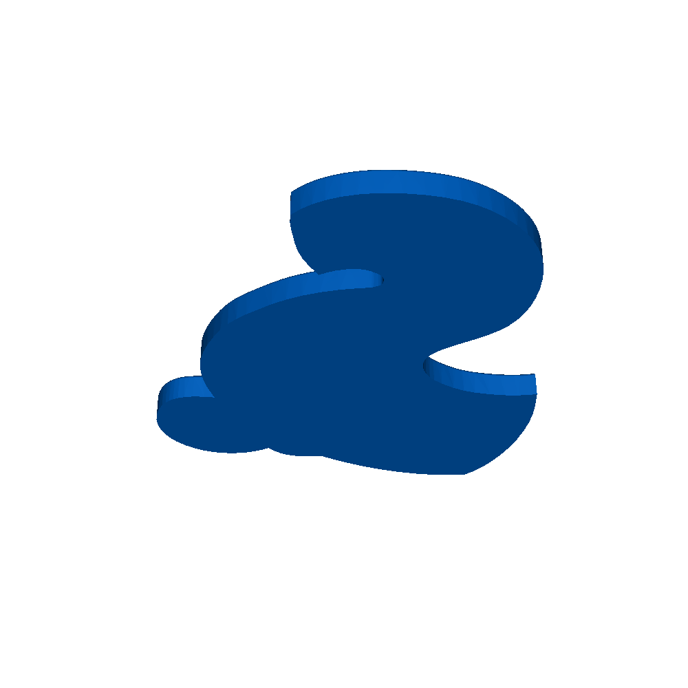 3D Printer Files | 3MF File | squid hair clip | Creality Cloud
