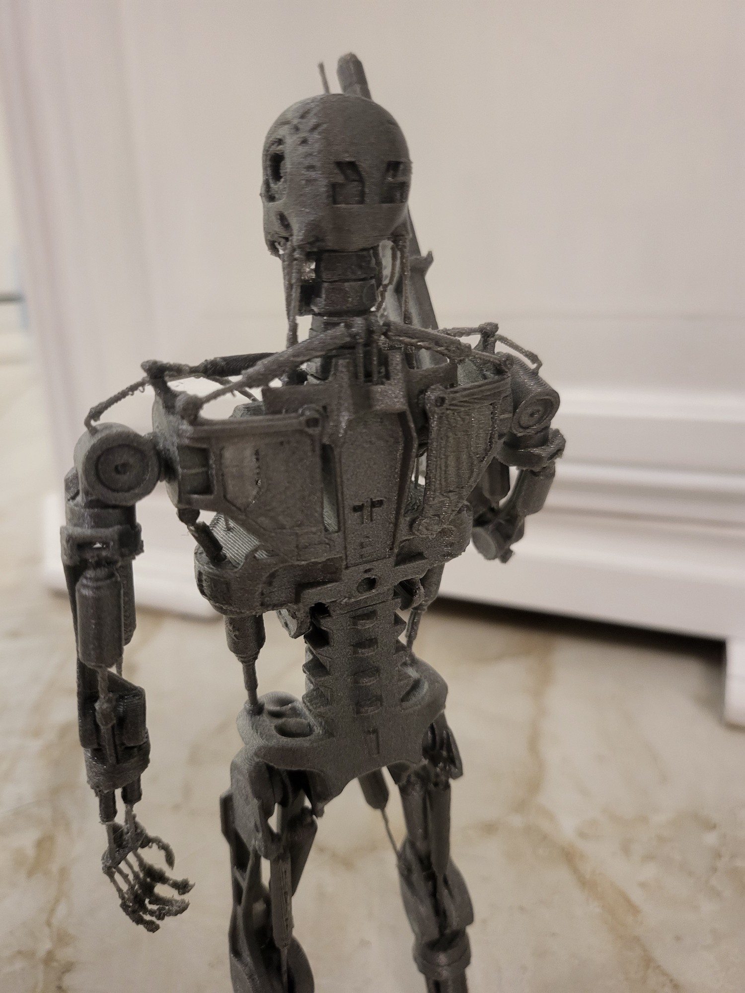 3D Printer Files | 3MF File | t800 endoskeleton with gun | Creality Cloud