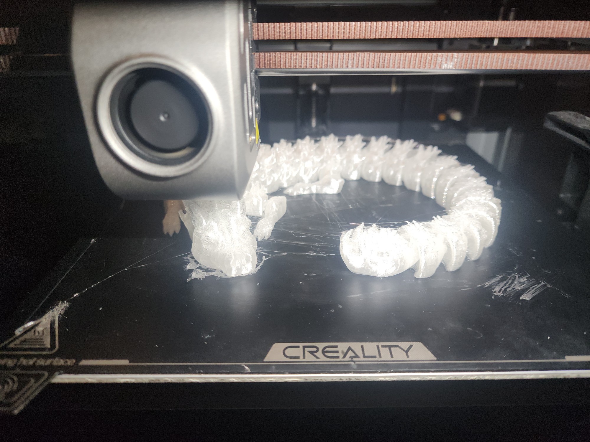 tuned okay awesome as a first print, kinda sharp on the tips of the spines but not bad ...