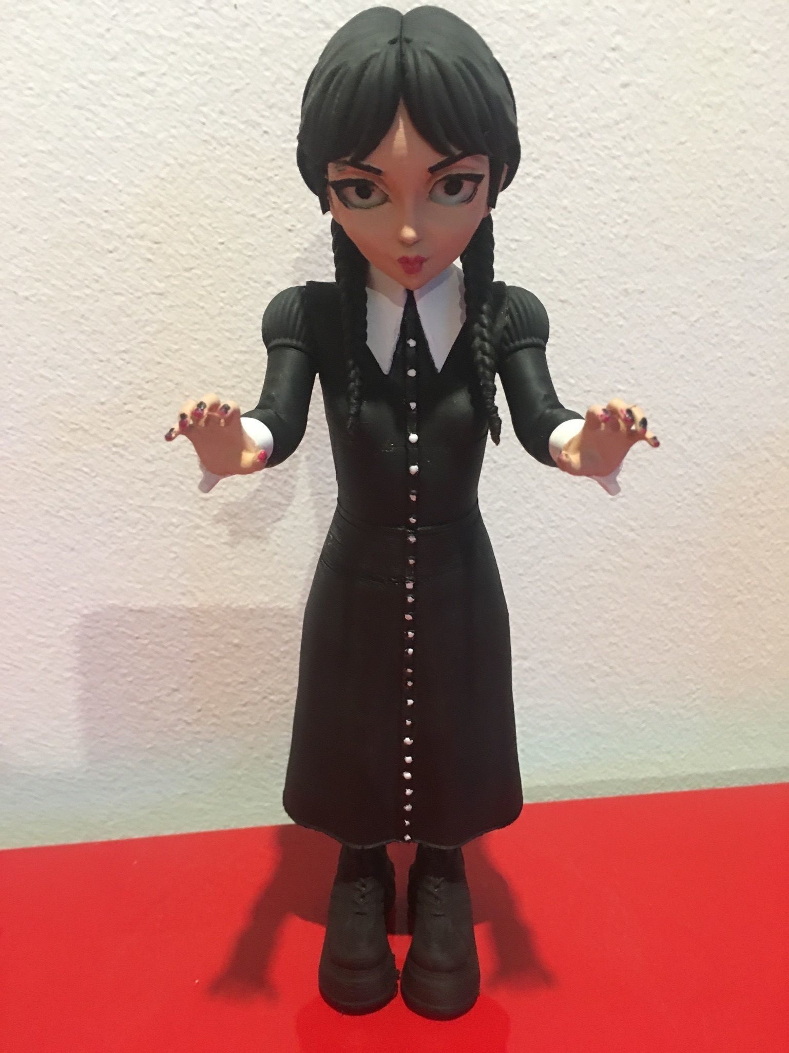 WEDNESDAY ADDAMS-POSEABLE FIGURE | 3D models download | Creality Cloud