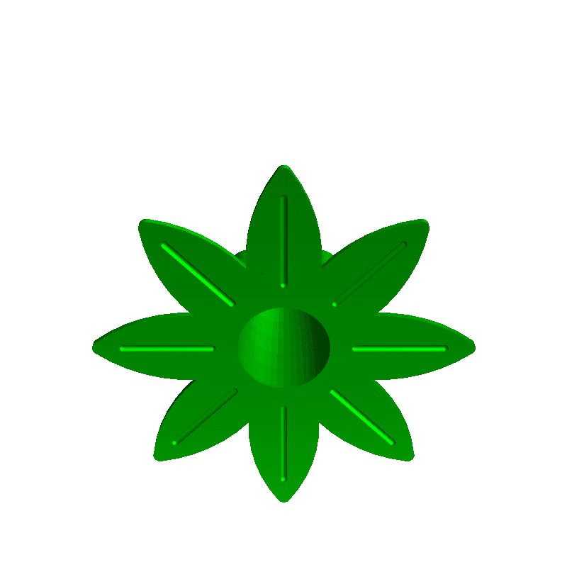 Flower Shaped Fruit Fly Trap For Soda Bottles | 3D models download ...