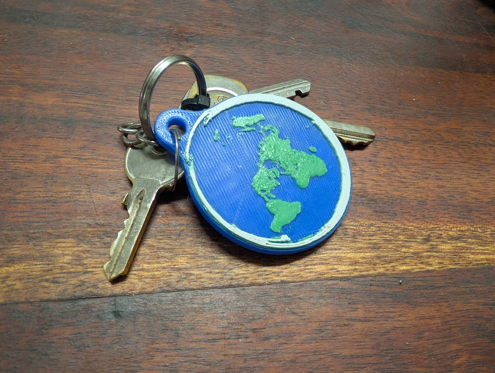 3D Printer Files | 3MF File | Earth Key Chain | Creality Cloud