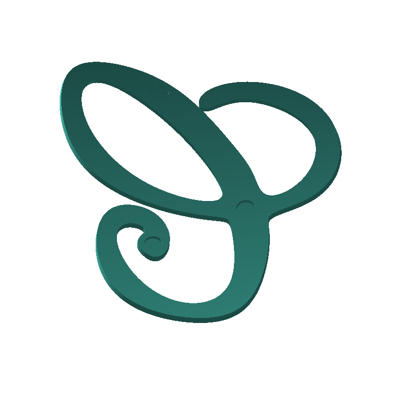 Free Home Decorations & Ornaments STL Download - Fridge Magnet letter C ...