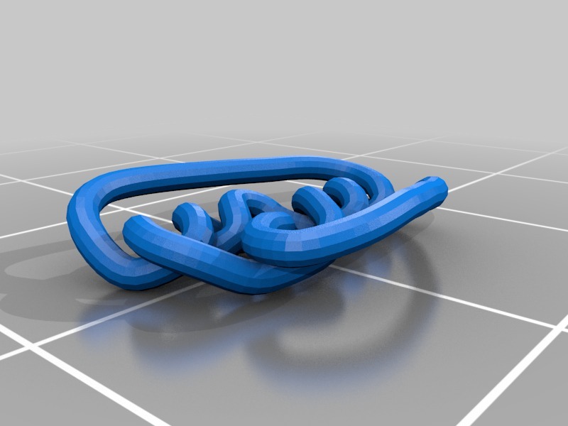 3D Printer Files | 3MF File | Tangle Conformation of Knot 7_5 ...