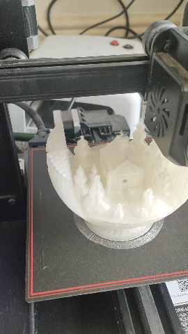 so beautiful that I had to do another one this time with transllosant filament | Creality Cloud