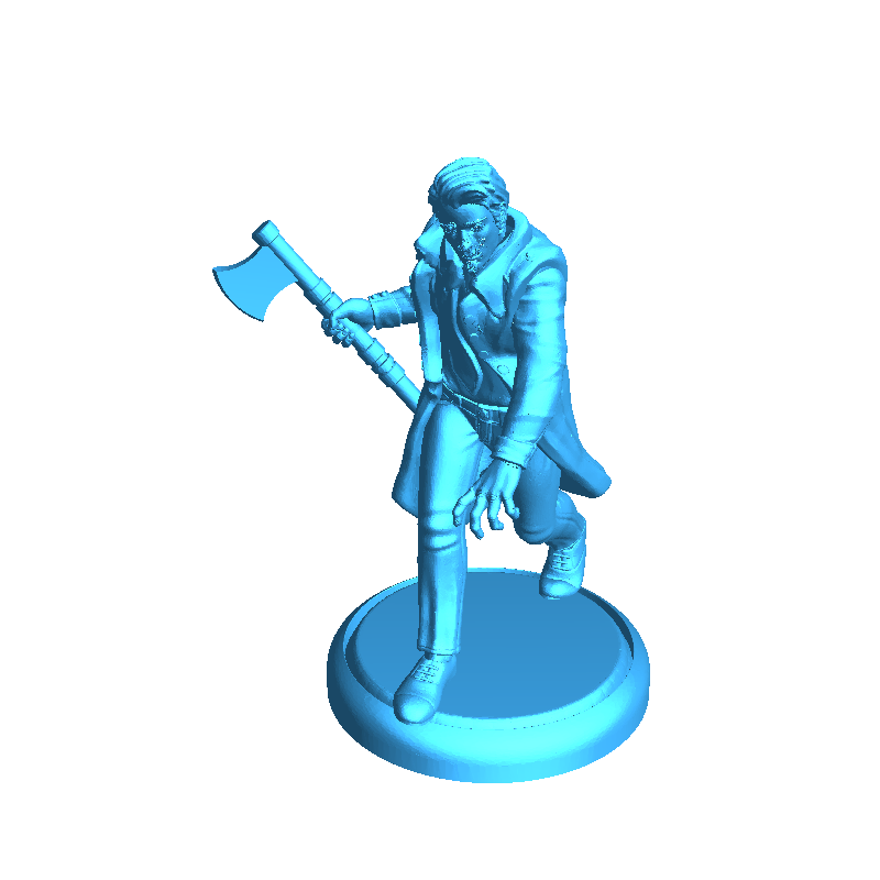 Characther for Zombie Apocalypse - Civil - Mickey | 3D models download ...