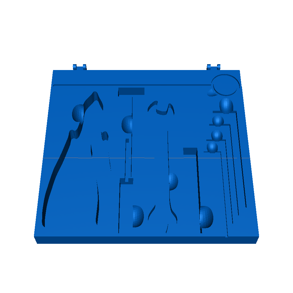 3D Printer Files | 3MF File | pudełko narzędziowe spód | Creality Cloud