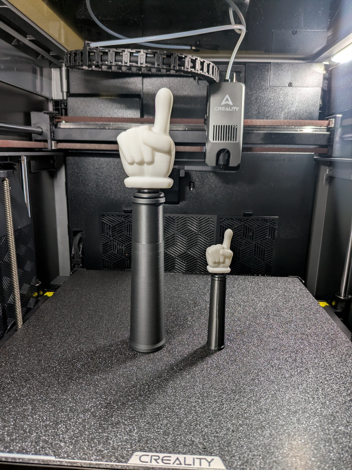 Easy print, made a normal size one then upscaled model and printed ...