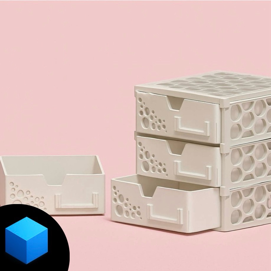 3D Printer Files | 3MF File | Drawer box with circle pattern | Creality ...