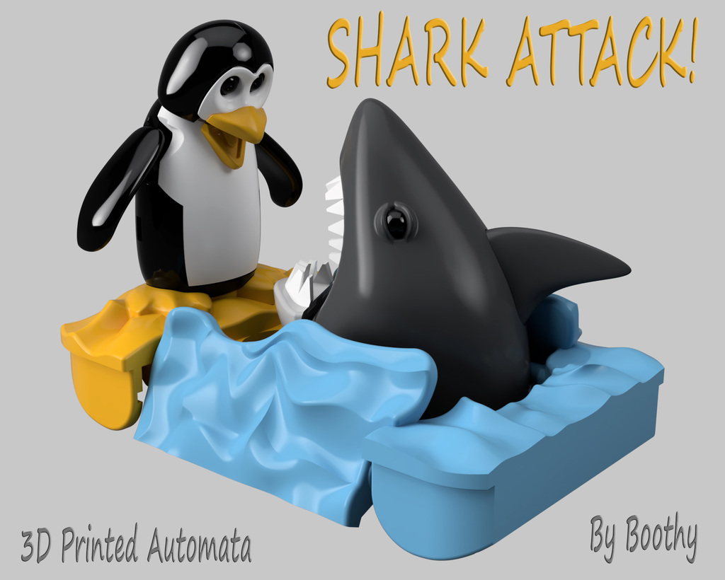 Shark Attack | 3D models download | Creality Cloud