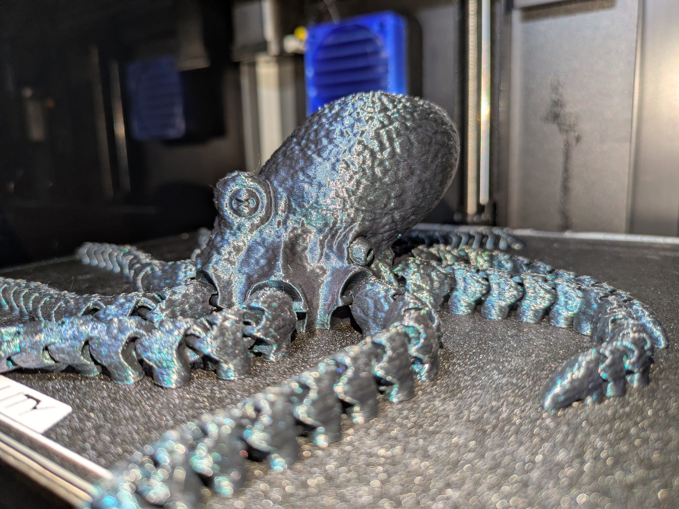 flex octopus in blue titanium petg | Creality Cloud
