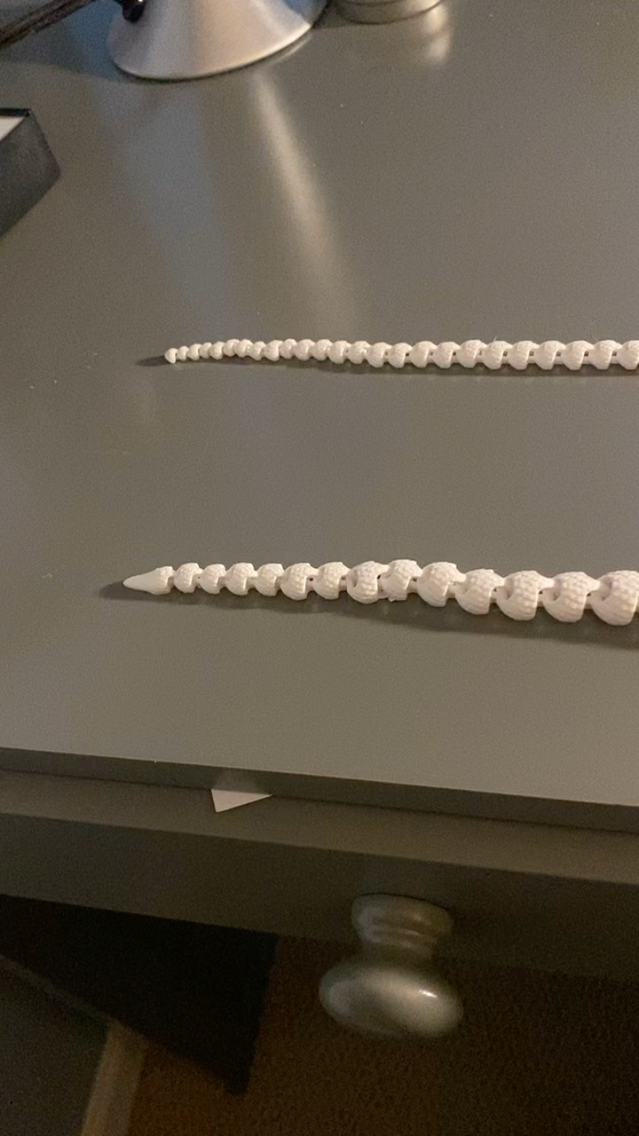 Two perfect long snakes with a lot of detail and is very strong against ...