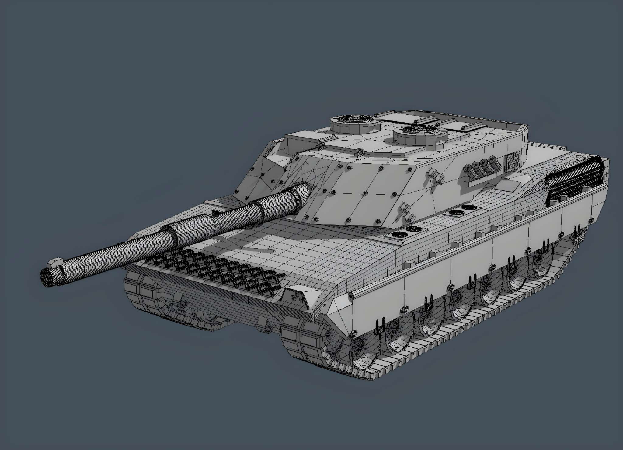 c1 ariete italian main battle tank | 3D models download | Creality Cloud