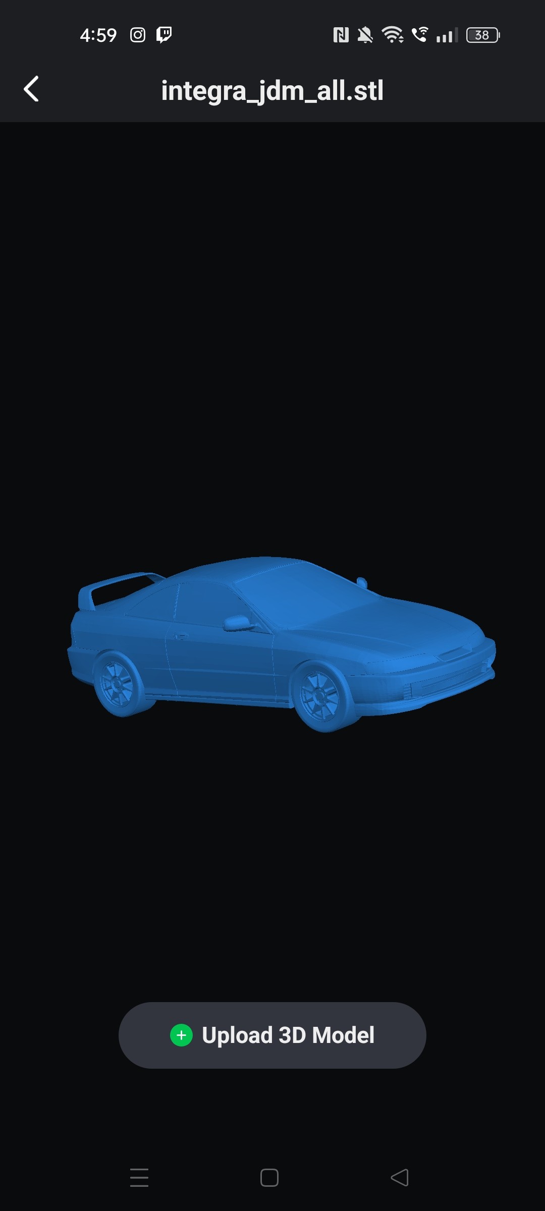 Vehicles & Machinery STL Download - Honda Integra type rby Reece11
