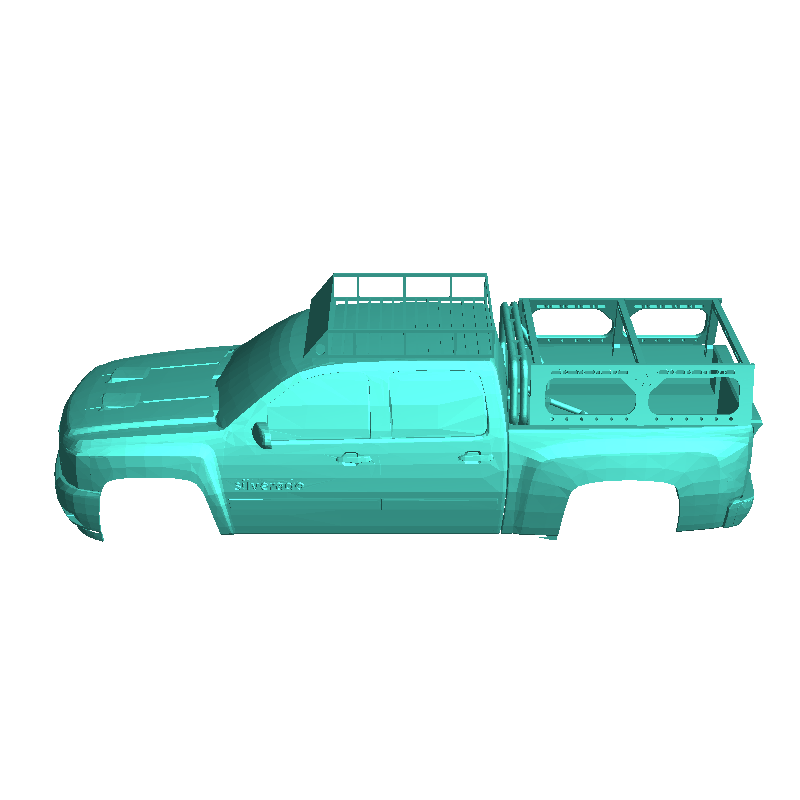 Vehicles & Machinery STL Download - chevrolet silverado 2010by ...