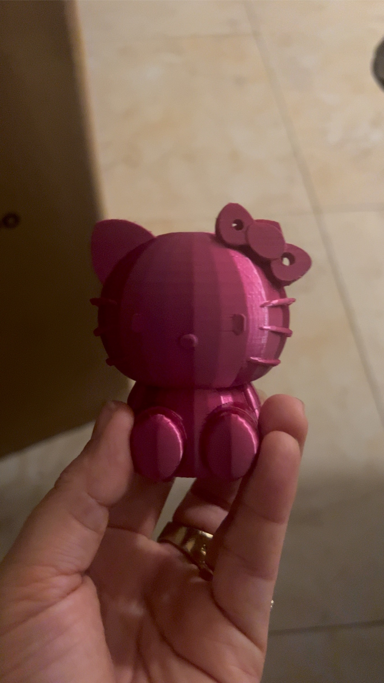 Finally 3D printed hello kitty 12/14/2023 🥰 ️ | Creality Cloud