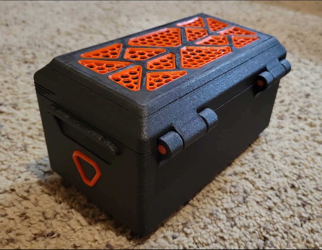 PETG-CF (Black) with Ataraxia-Art (Red) PLA inlay. Turned out AWESOME ...