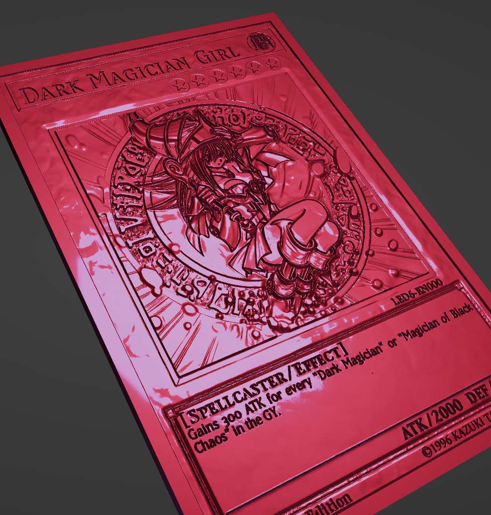 Dark Magician Girl-Card-Yugioh | 3D models download | Creality Cloud
