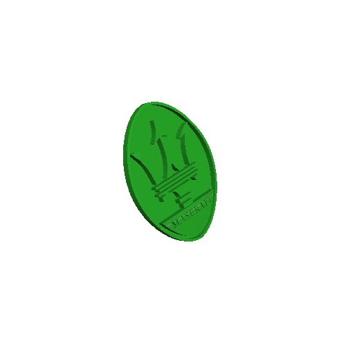 3D Printer Files | 3MF File | Maserati Emblem | Creality Cloud