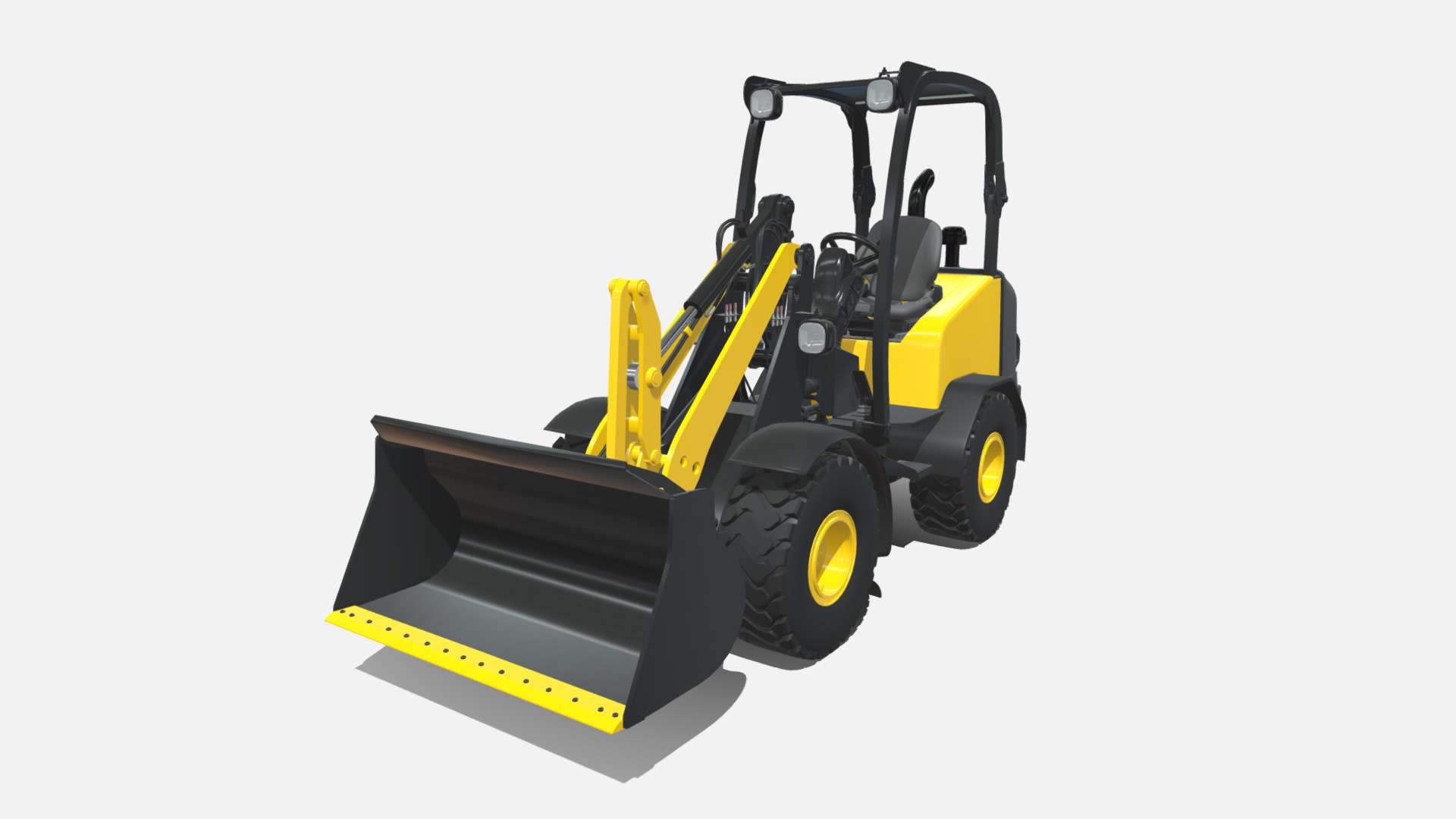 RE50 Small Wheel loader | 3D models download | Creality Cloud