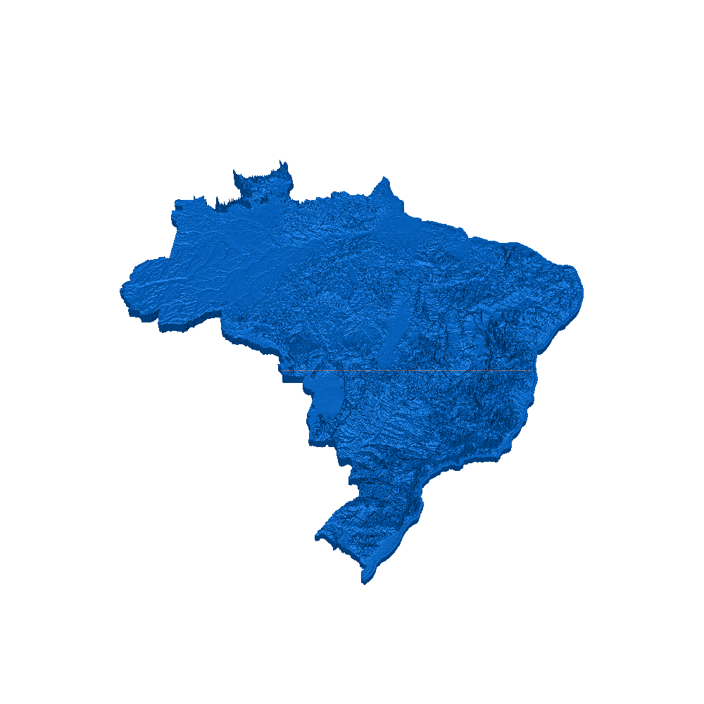 Free Other STL Download - Relevo Brasileiro (Brazilian relief)by Rogi