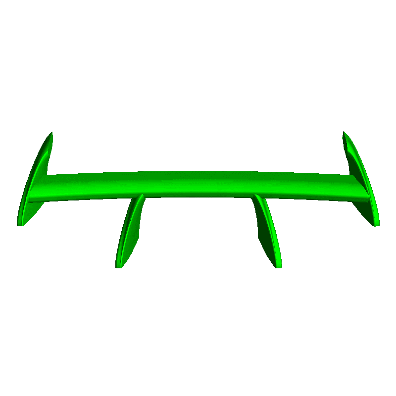 3D Printer Files | 3MF File | Rear Spoiler / Alerón Trasero Samurai ...