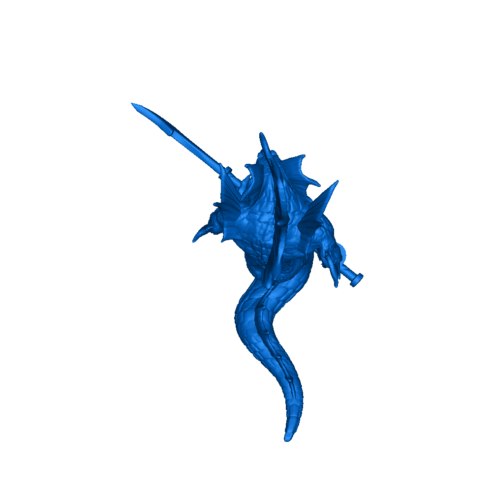 gratuita Characters & Creatures STL Descarga - guerrero naga - Thomas ...