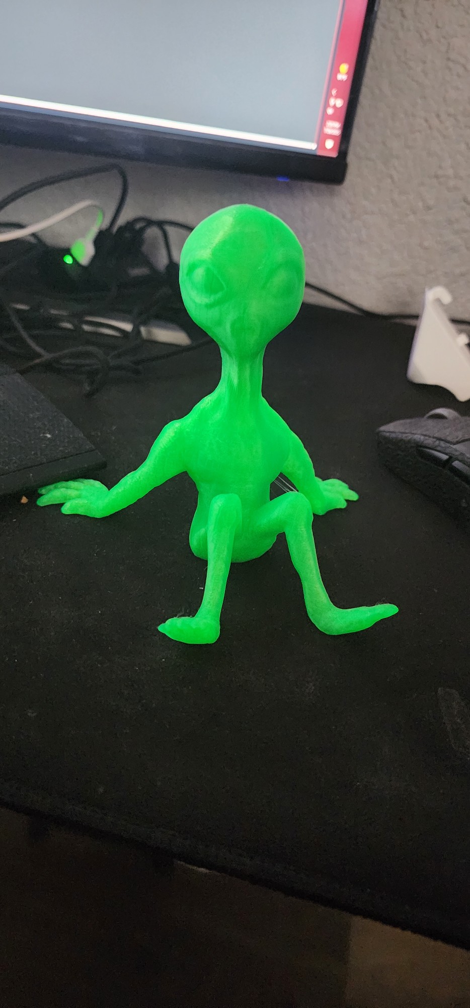 pretty quick print. came out looking great with some transparent pla+ ...
