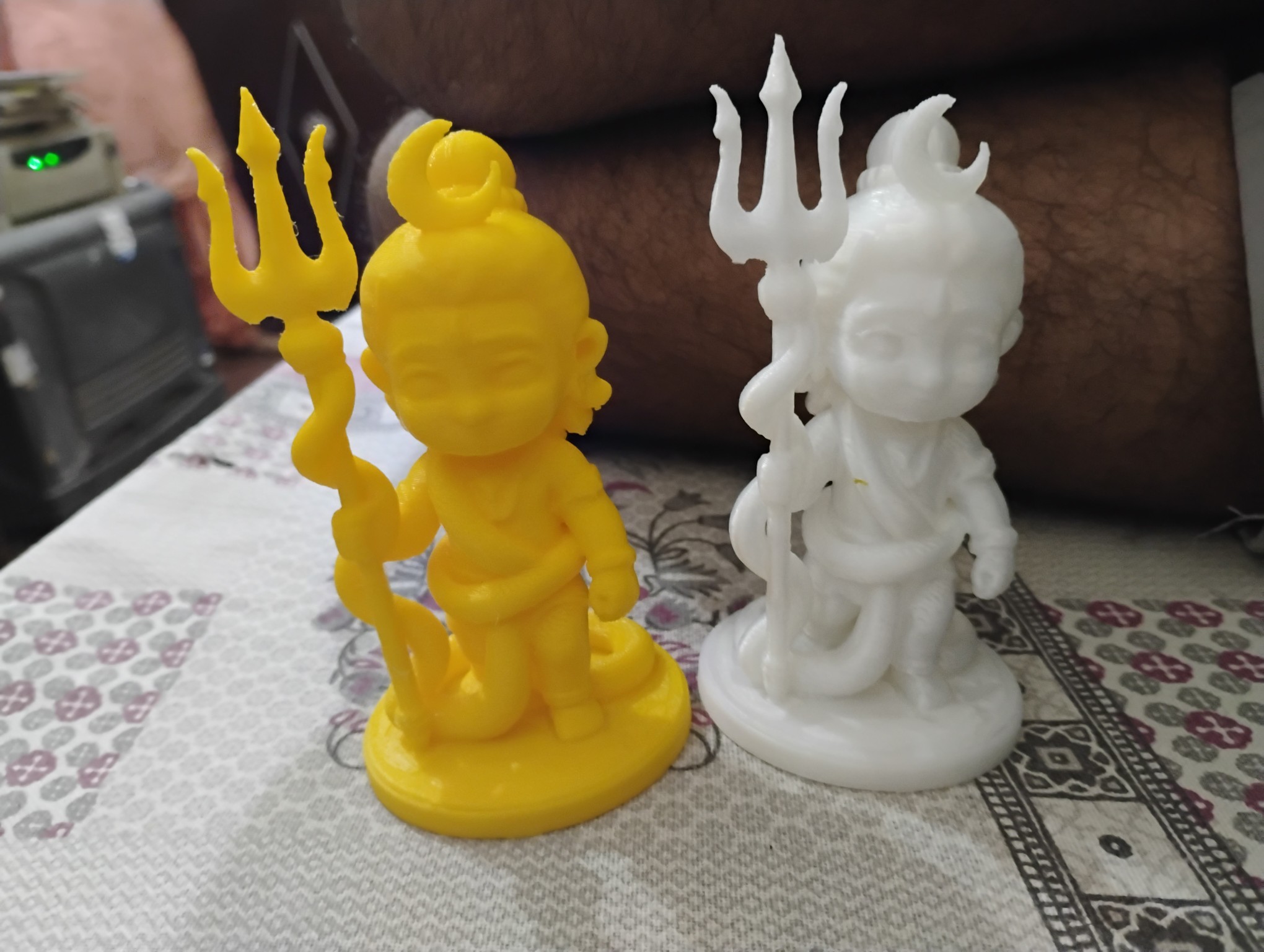 I printed this Lord Shiva model using my Creality Hi printer, and it ...