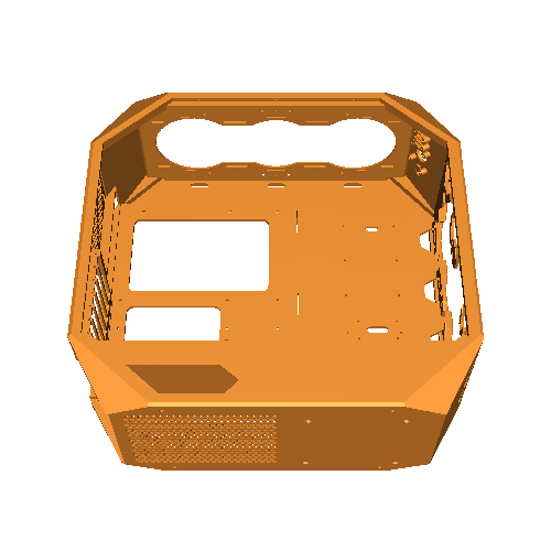 Hex pc case | تحميل نماذج ثلاثية الابعاد | Creality Cloud