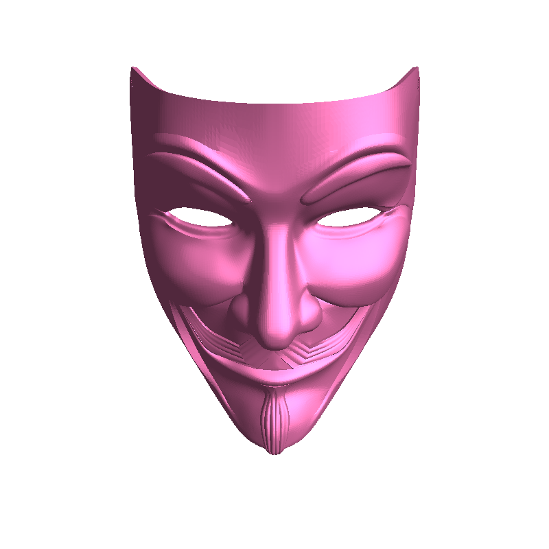 Vendetta Mask Face Exelente impresión | Creality Cloud