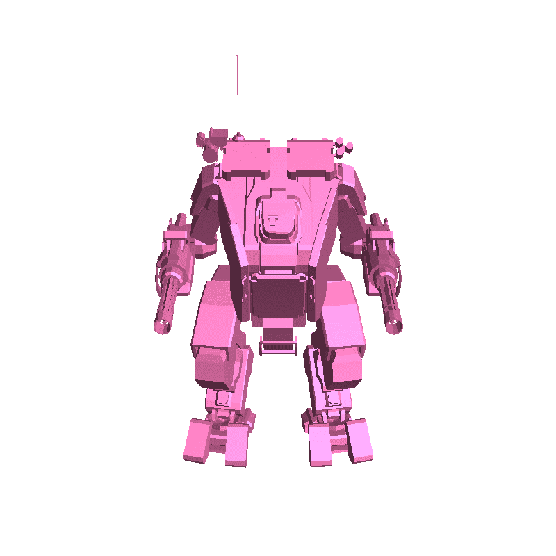 Free Robots & Mechs STL Download - mechanised defense bitby SMT_M 🦊