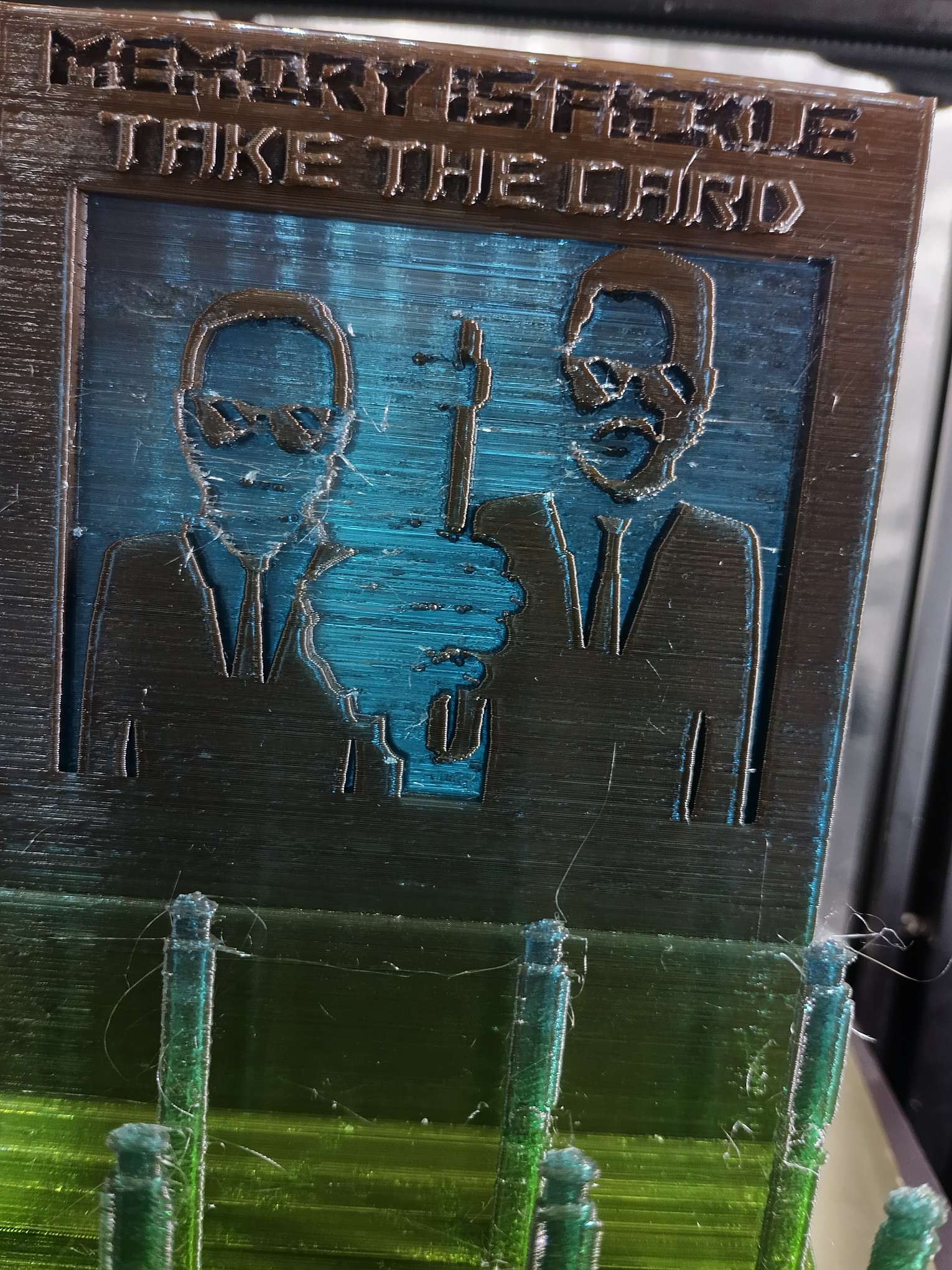 MIB Memory is Fickle card holder | 3D models download | Creality Cloud