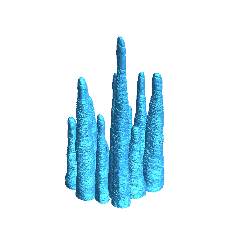Props & Terrain STL Download - Stalagmites (many)by M3DM