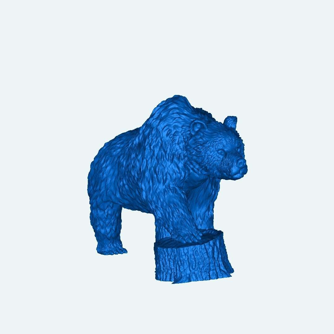 Animals STL ダウンロード - Standing Bear - Printly Shop