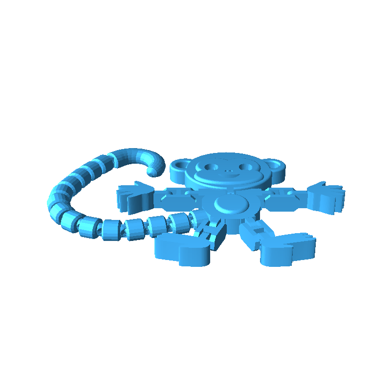 Flexi Monkey | 3D models download | Creality Cloud