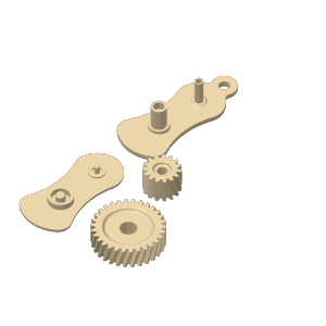 3D Printer Files | 3MF File | Gearbox keychain | Creality Cloud