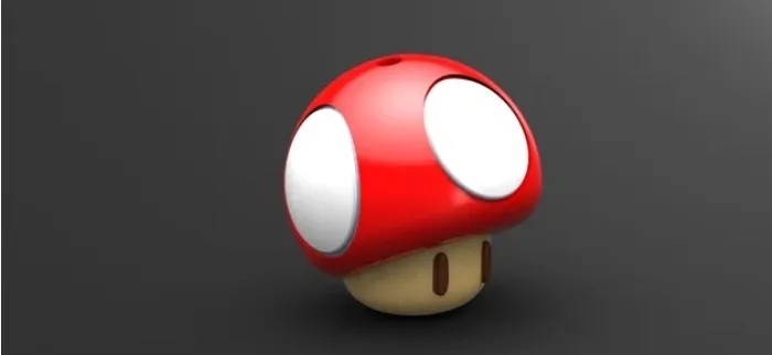 Game Props STL Download - Hongo Mario by Elihu Plascencia