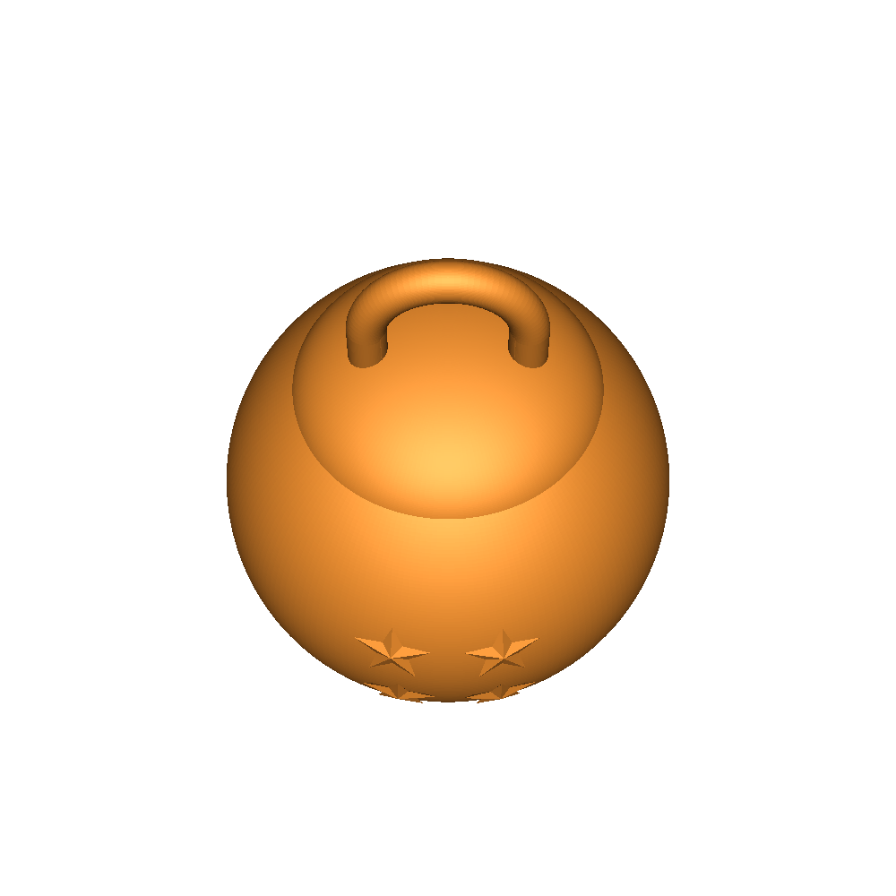 3D Printer Files | 3MF File | boule 4 étoile | Creality Cloud