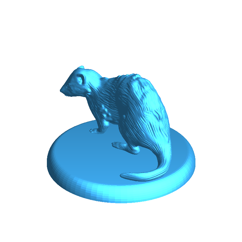 Characters & Creatures STL Download - Ferret Casualby M3DM