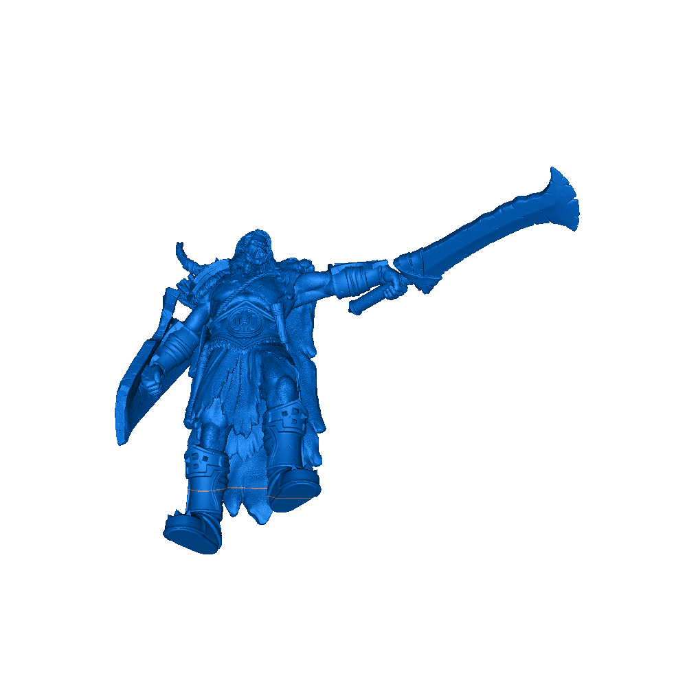 Free Characters & Creatures STL Download - orc chief by art _crazy69