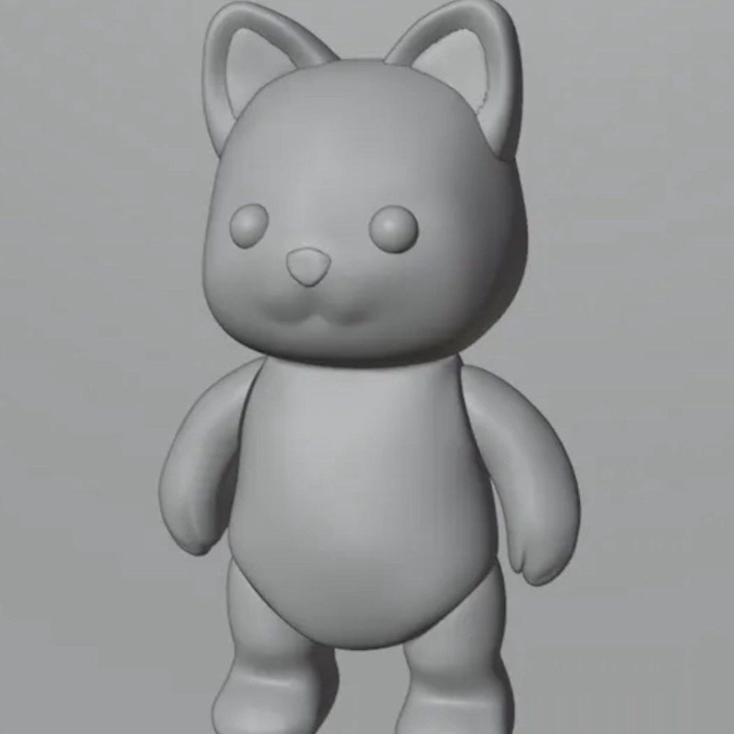 Free Characters & Creatures STL Download - Sylvanian catby 3dPrinterman