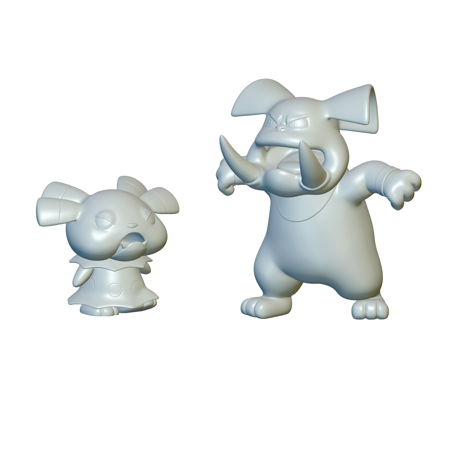 Pokemon Snubbull & Granbull (#209 & #210) - 3D Printing! | 3D models ...