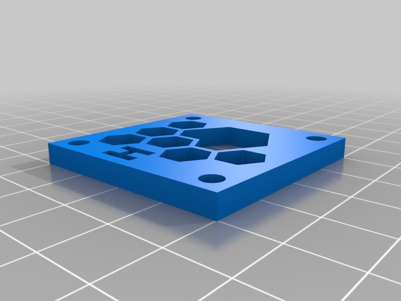 Free Tools & Spare Parts STL Download - Fan Cover 40x40 mm HEX_fan_v1 ...
