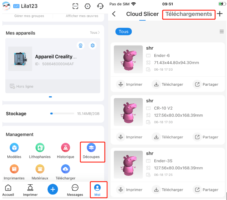 Comment télécharger le G-code sur Creality Cloud à partir d'Ultimaker Cura